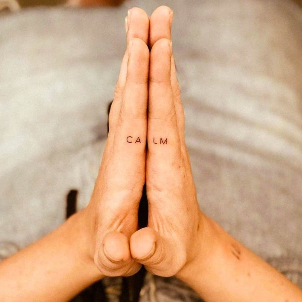 Calm | Tatuaje temporal | Inkster